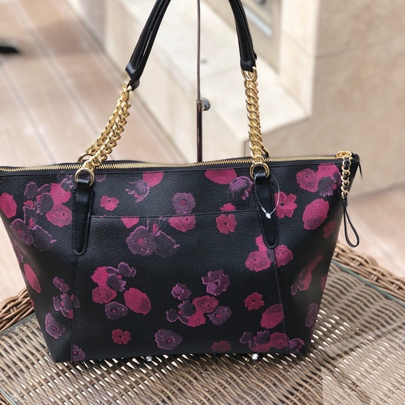 Coach | Bags | Nwt Coach Halftone Large Ava Chain Handbag | Poshmark